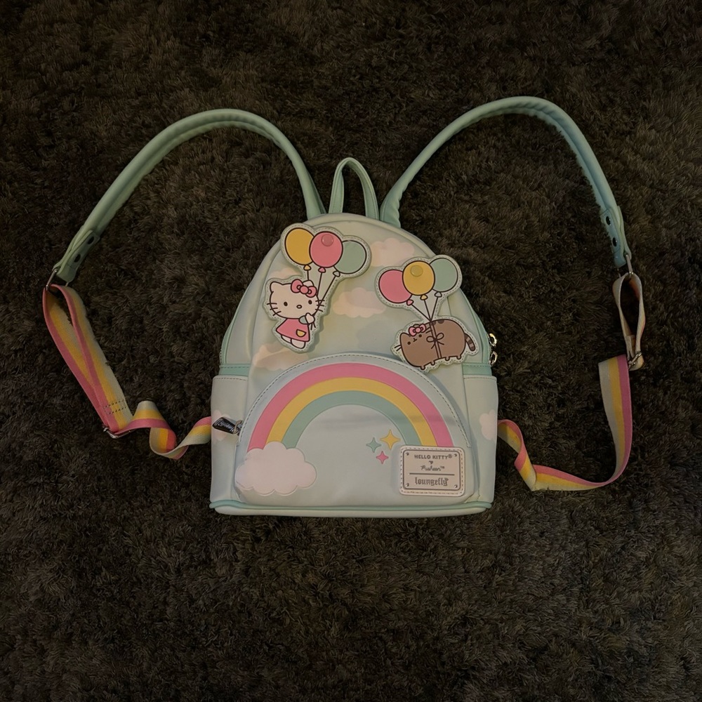 Hello Kitty X Pusheen Loungefly Official Backpack - Gem